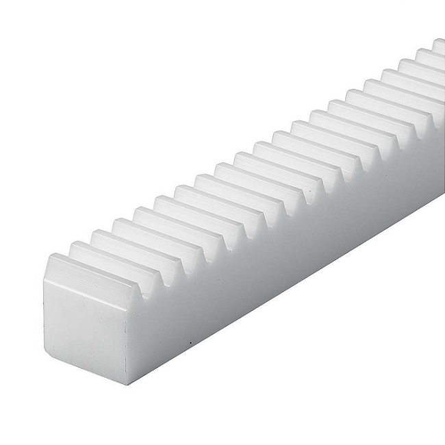 DR05/6/.4 0.5 MOD x 6mm Wide Delrin Rack - 0.4MTR LG - Ashley Bearings Ltd